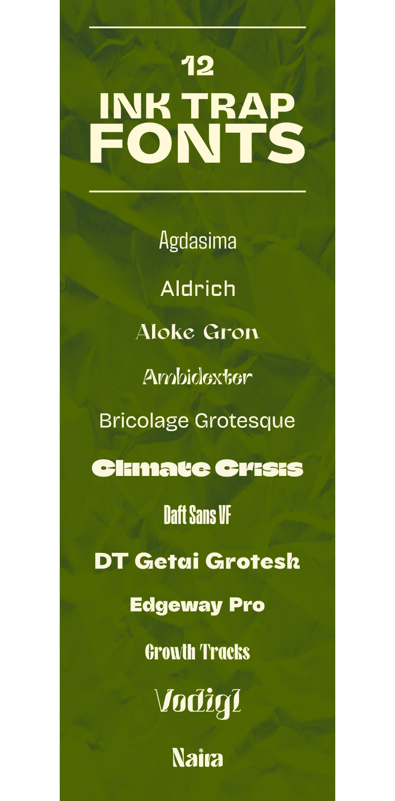 Ink-trap fonts: What are they and how to use them